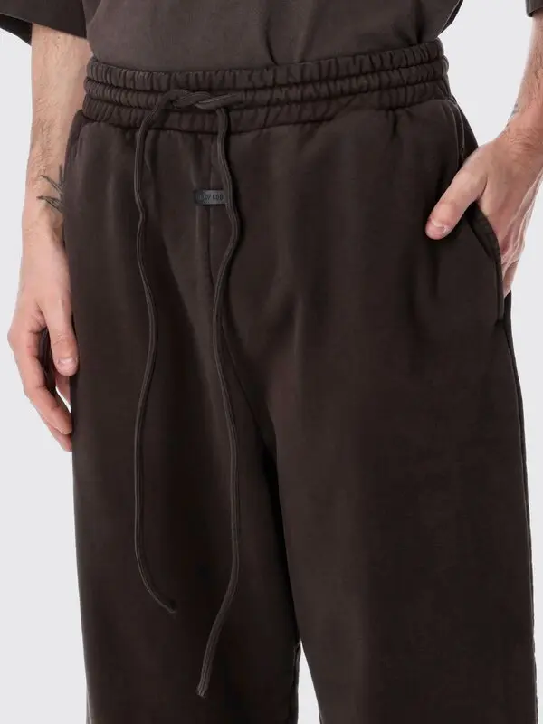 Fear Of God Wide Leg Drawstring Pants - Brown