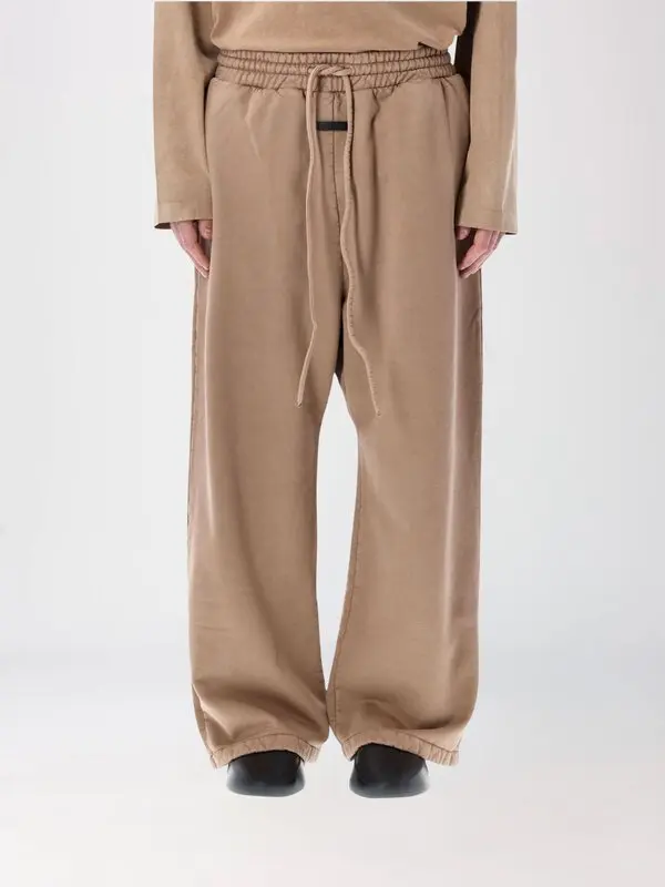 Fear Of God Wide Leg Drawstring Pants - Camel