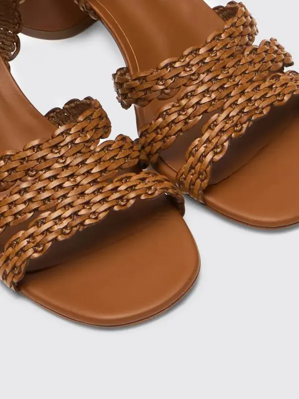 Casadei Braided High Heel Sandals