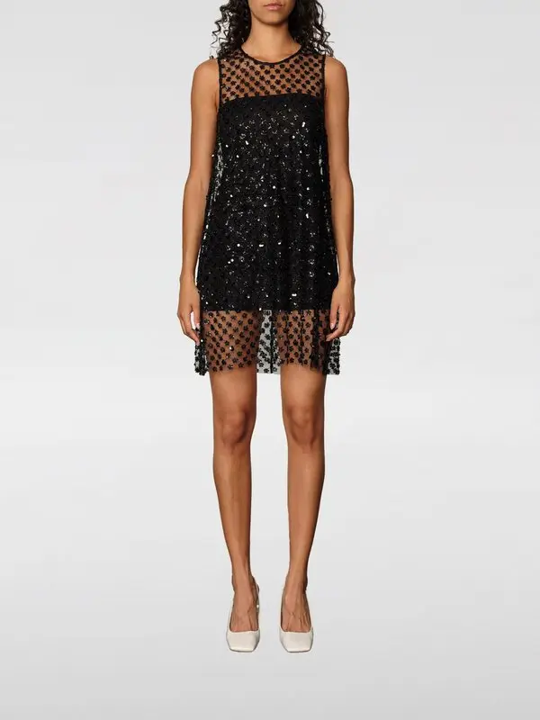 HERSKIND Embellished Sequin Dress - Black
