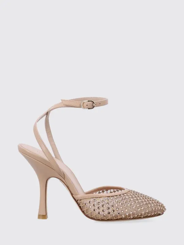 STUART WEITZMAN Embellished Mesh Pumps