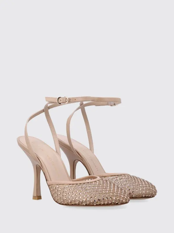 STUART WEITZMAN Embellished Mesh Pumps
