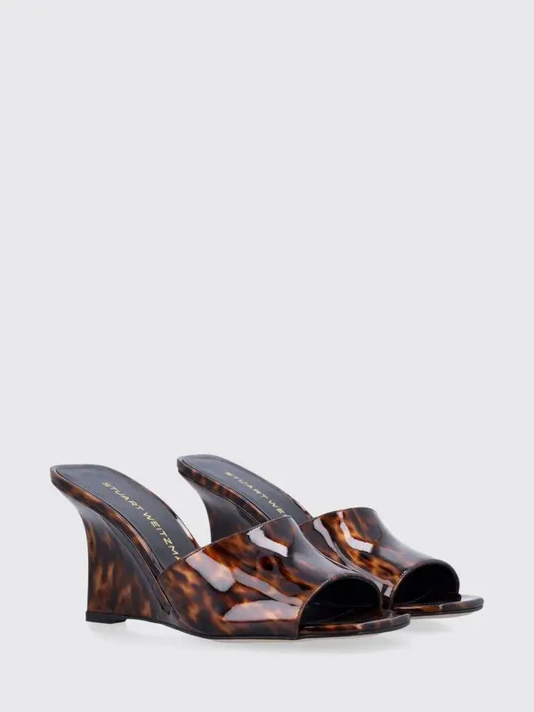 STUART WEITZMAN Heeled Wedge Sandals