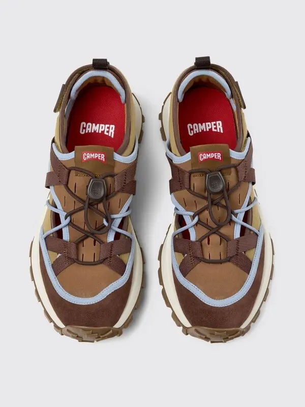 Camper Drift Trail Recycled Polyester And Suede Sneakers