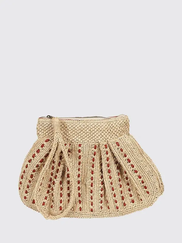 IBELIV Woven Raffia Clutch