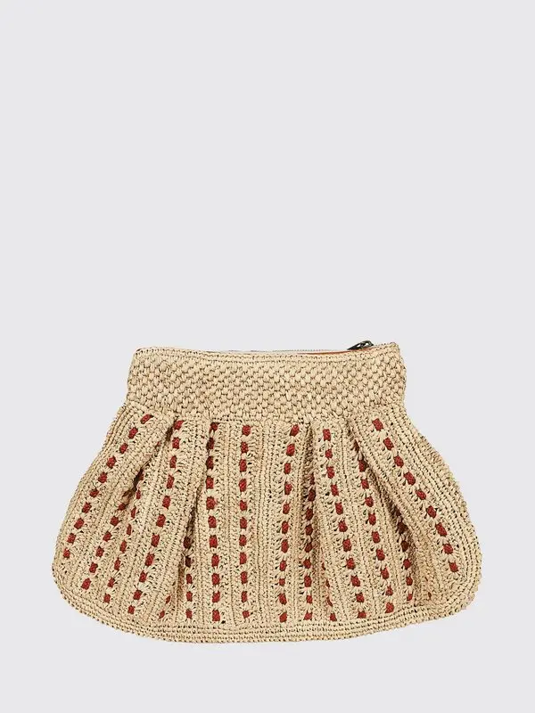 IBELIV Woven Raffia Clutch
