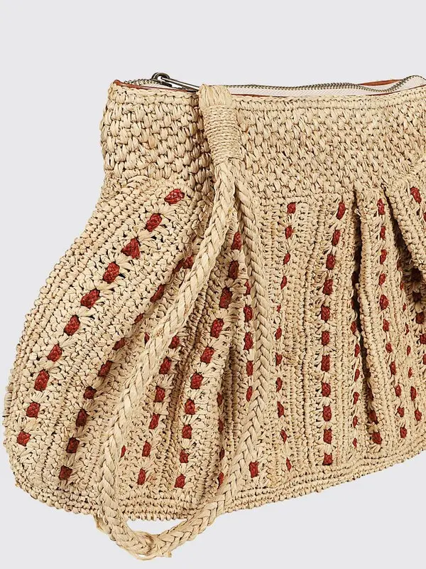 IBELIV Woven Raffia Clutch