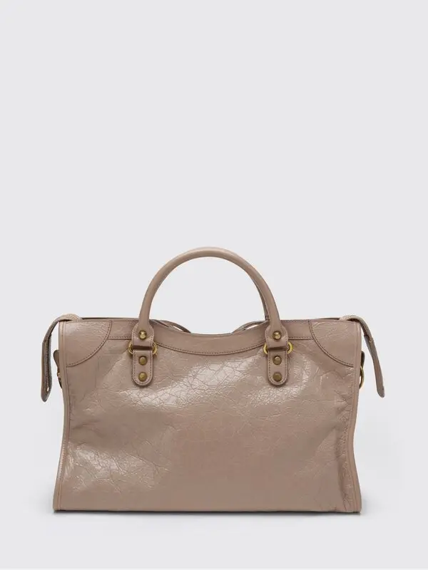 Balenciaga Le City Arena Lambskin Leather Bag - Beige