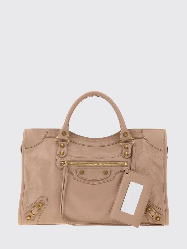 Balenciaga Le City Arena Lambskin Leather Bag - Pink