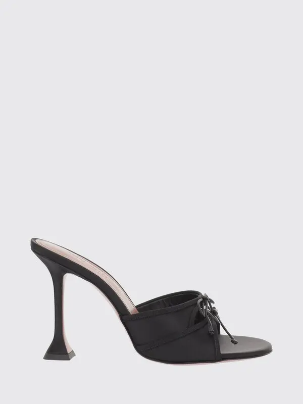 Amina Muaddi Heeled Mules - Black