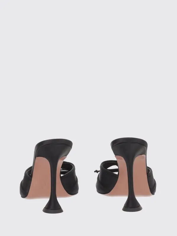 Amina Muaddi Heeled Mules - Black