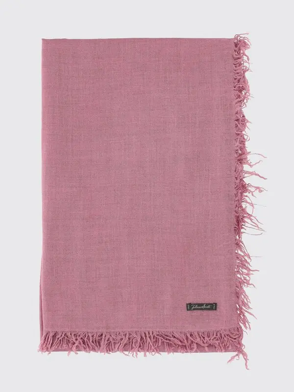 Faliero Sarti Cashmere And Silk Blend Scarf - Pink