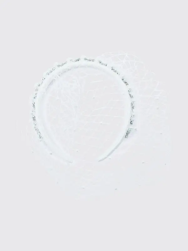 SELF-PORTRAIT Embellished Headband - White