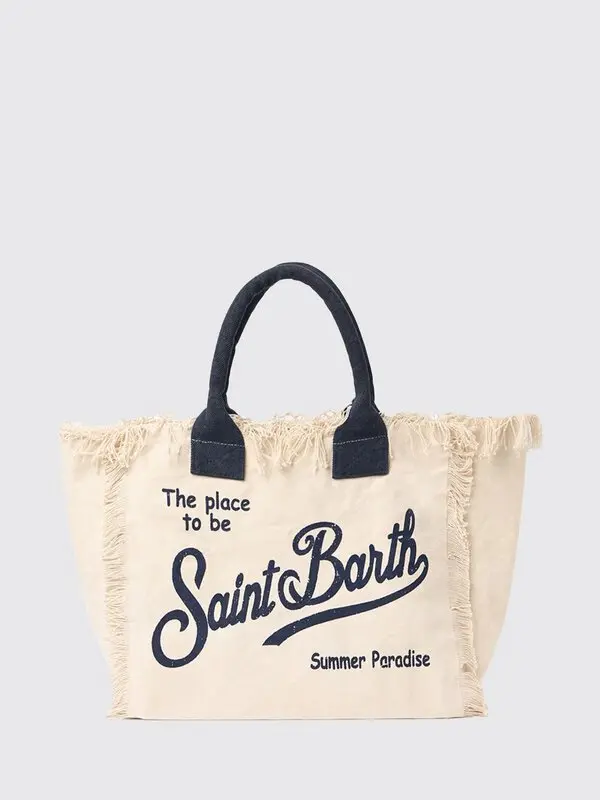 MC2 SAINT BARTH Shopper Bag With Fringe Detail - Fa03