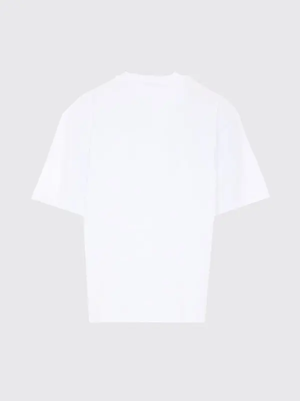 Off-White Cotton T-shirt With Logo - White 1
