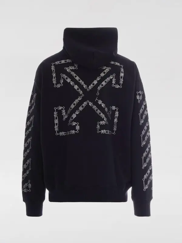 Off-White Hoodie With Graphic Detail