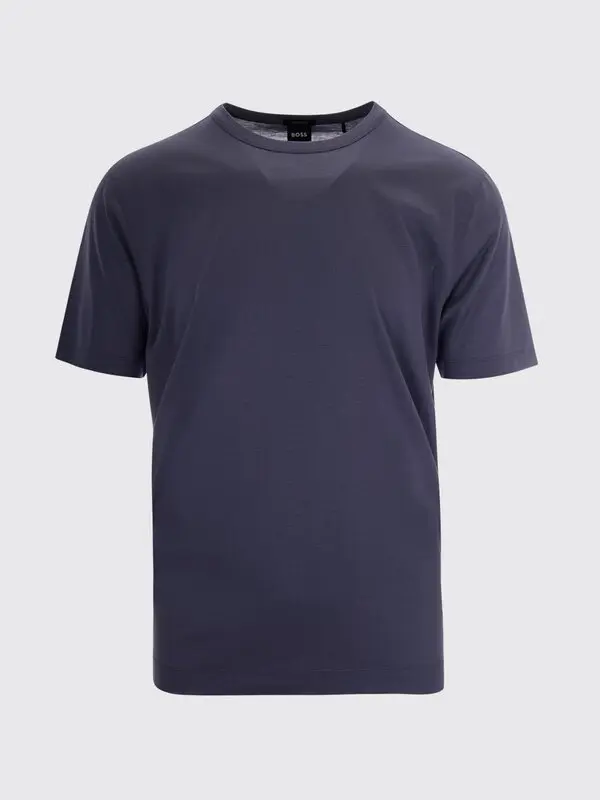 BOSS Thompson Cotton Blend T-shirt - Blue