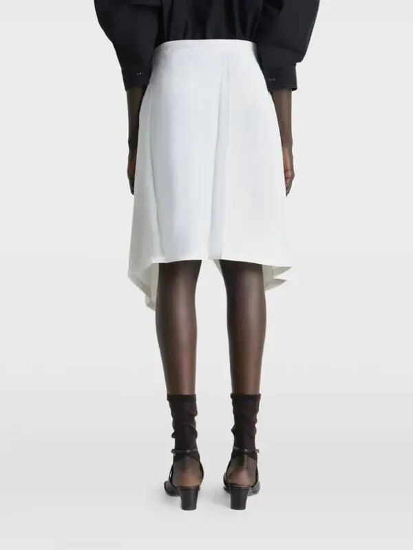 LEMAIRE Asymmetrical Viscose Midi Skirt