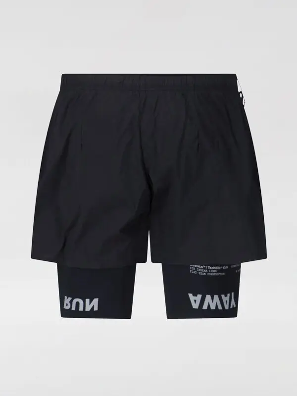 Satisfy Stretch Technical Fabric Sports Shorts - Black