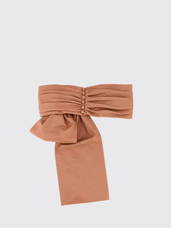 Chloé Draped Belt In Lambskin With Tie Fastening