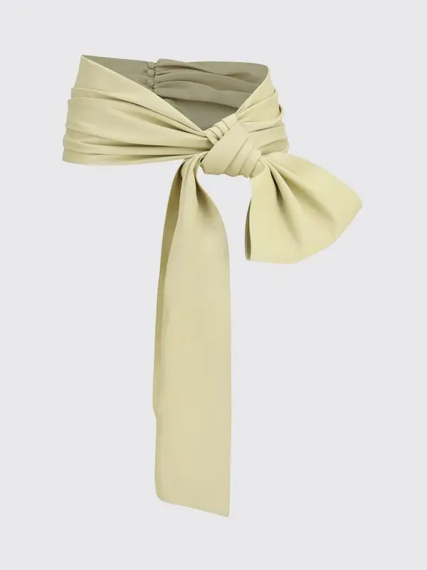 Chloé Draped Lambskin Belt - Yellow