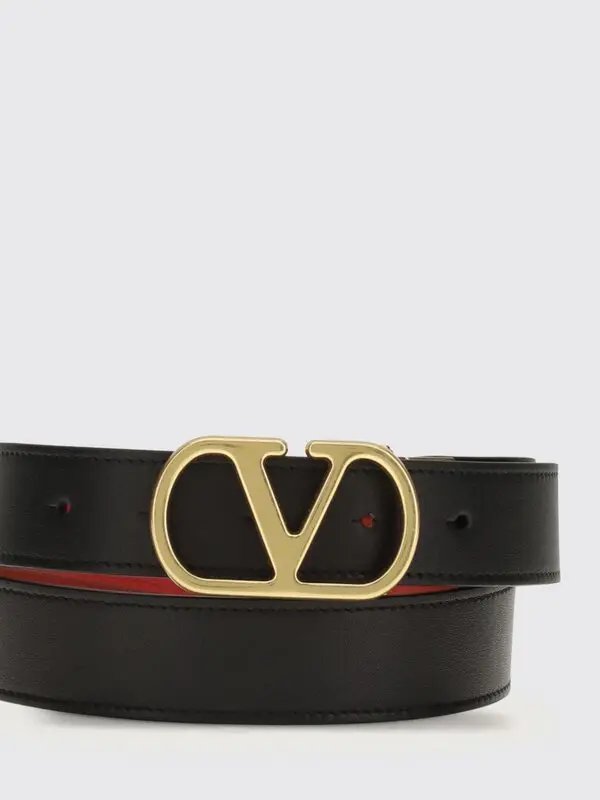 Valentino Garavani Vlogo Signature Reversible Belt In Smooth Calfskin Leather