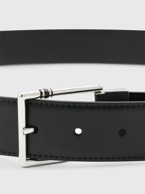 Montblanc Reversible Bovine Leather Belt With Pin Buckle - Grey