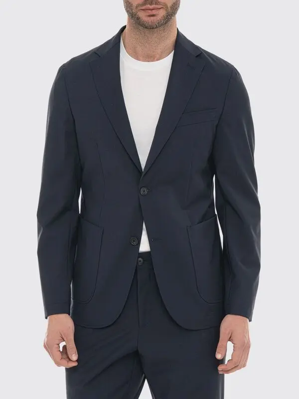 BOSS Single-breasted Wool Blend Blazer