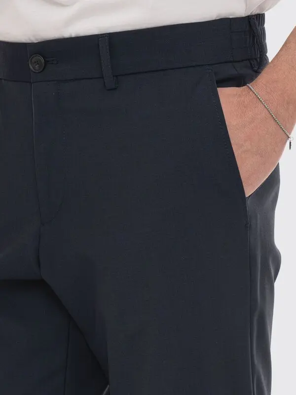 BOSS High-waisted Slim-fit Chino Trousers In Twill