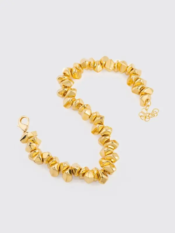 Federica Tosi Choker Necklace In Chrome-plated Bronze - Gold