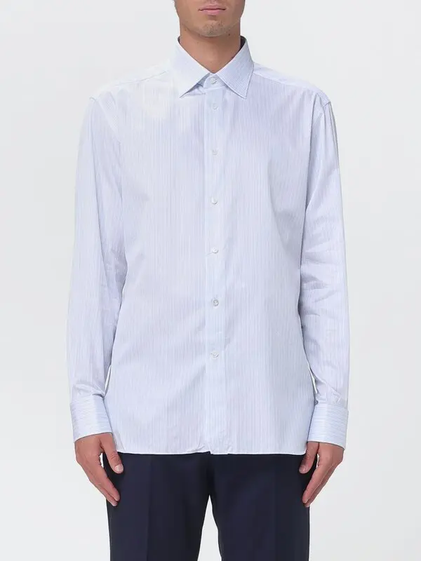 Zegna Shirt - Gnawed Blue