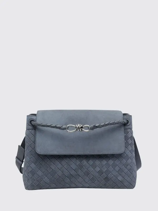 Bottega Veneta Woven Shoulder Bag - White