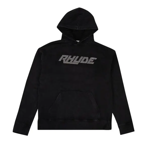 Rhude Swarovski Hoodie - Black