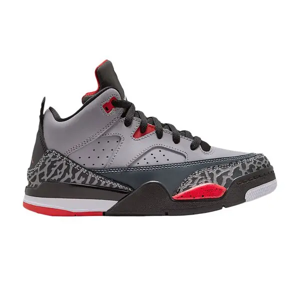 JORDAN Son Of Mars Low Ps 'cement Black Fire Red - Grey