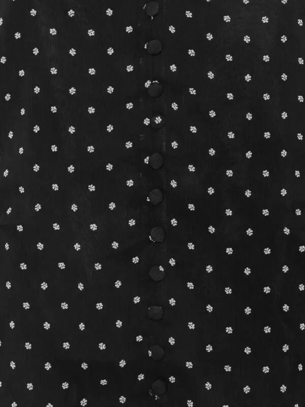 ROTATE BY BIRGER CHRISTENSEN Polka Dot Lace Trim Camisole
