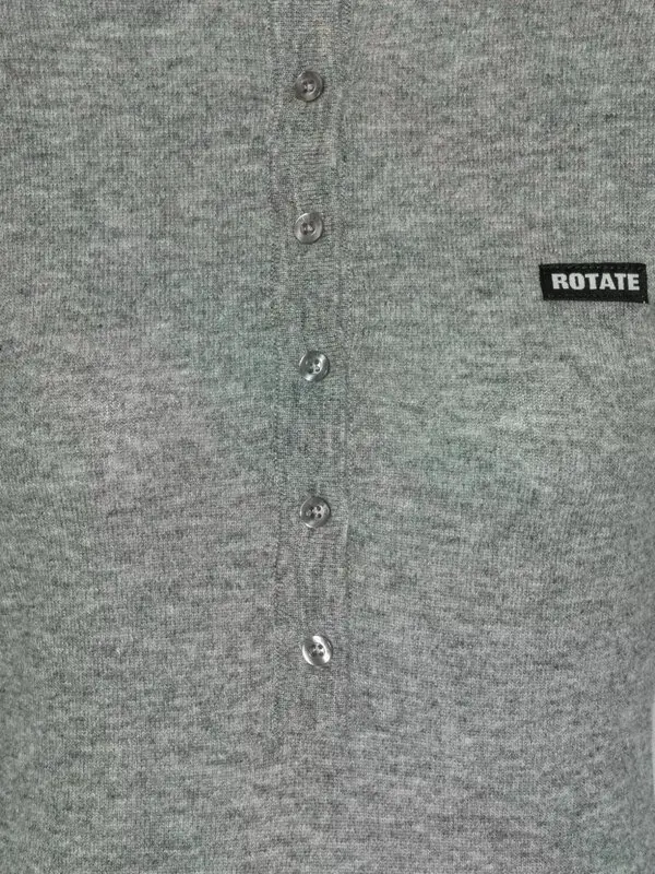 ROTATE BY BIRGER CHRISTENSEN Long-sleeve Polo Top