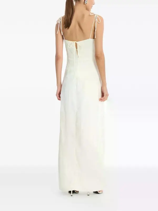 ROTATE BY BIRGER CHRISTENSEN Drapy Slip Maxi Dress