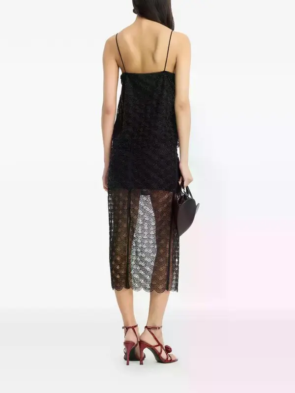 ROTATE BY BIRGER CHRISTENSEN Embellished Sequin Slip Blouse