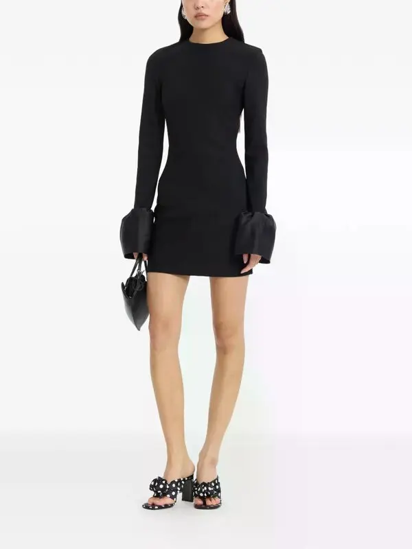 ROTATE BY BIRGER CHRISTENSEN Long-sleeve Fitted Mini Dress