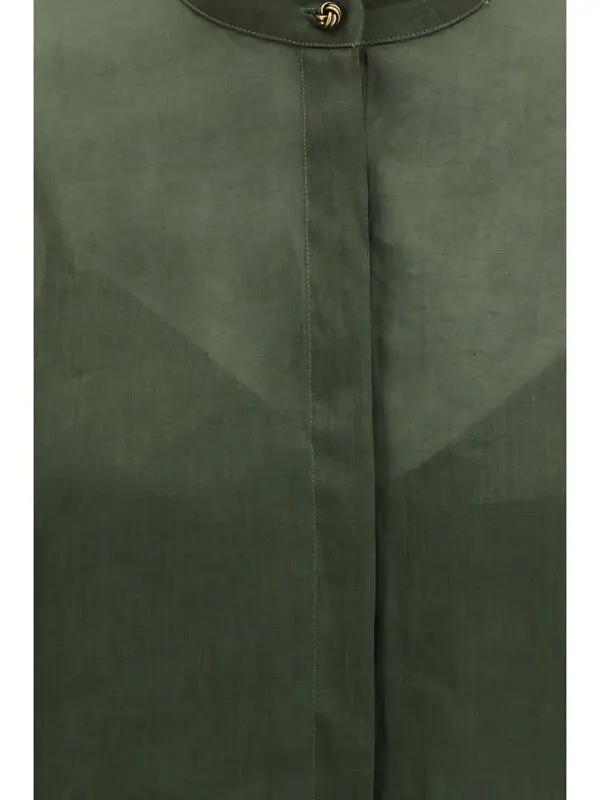 Max Mara Baldi Ramié Canvas Shirt
