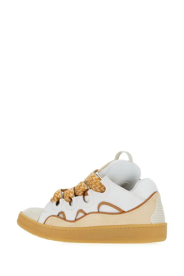 LANVIN Curb" Sneakers With Embroidered Laces - Multicolor