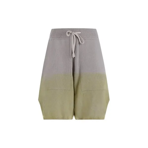 Moncler Acid Degrade Cashmere Blend Long Boxers - Green