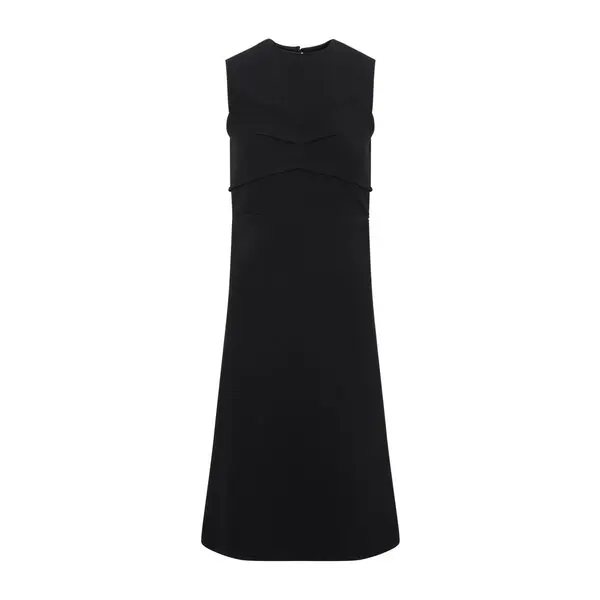 Sportmax Sleeveless Dress With Open Back - Black