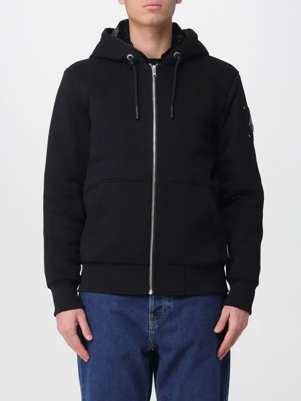 Moose Knuckles Zip-up Hoodie - Black