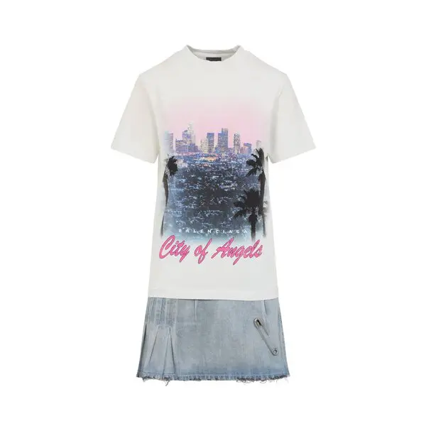 Balenciaga Layered Mini Dress - Multicolor