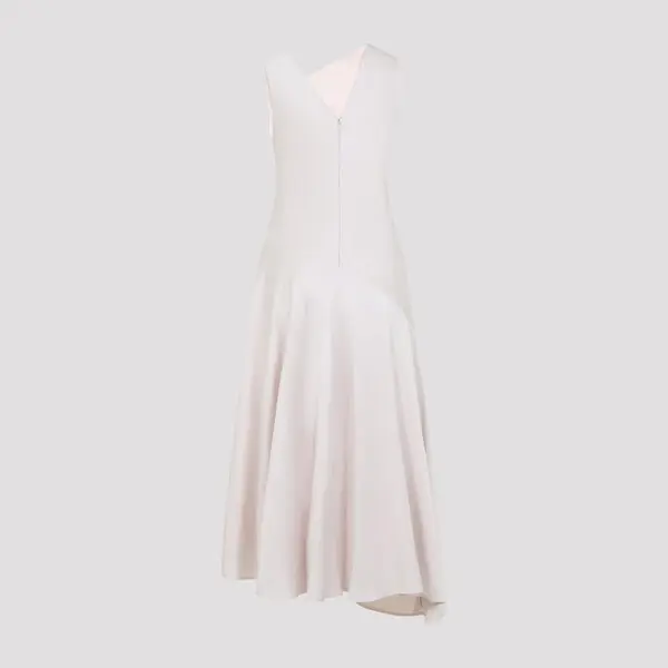 JIL SANDER Asymmetric Dress With Diagonal Cut - Multicolor