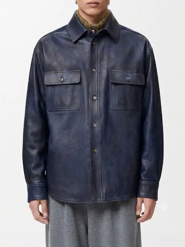 Loewe Button-up Hooded Coat