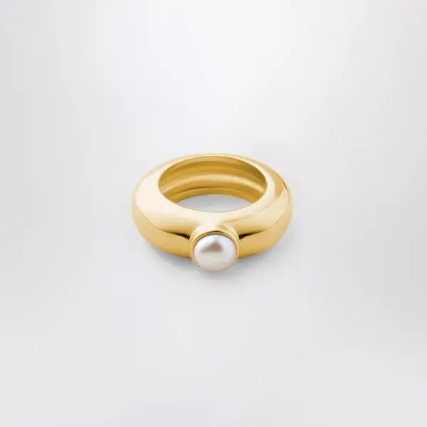 Éliou Juliette Gold Ring With Pearl - Silver