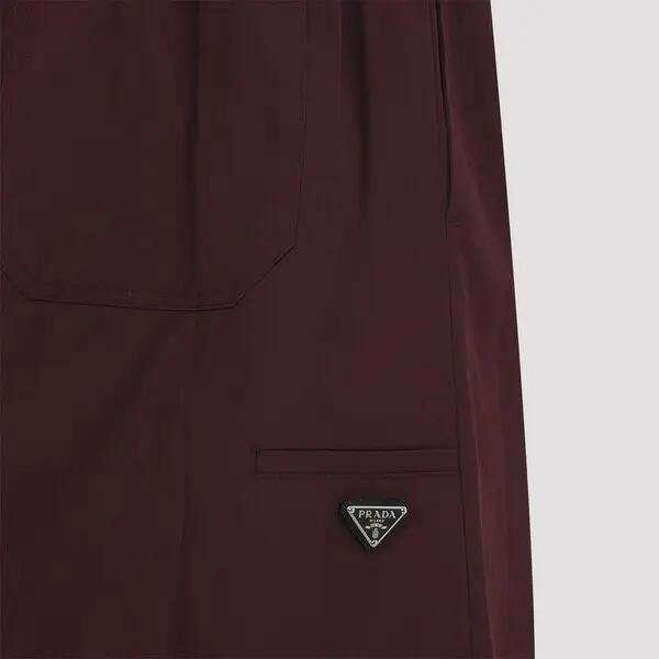 Prada Midi Skirt - Gray