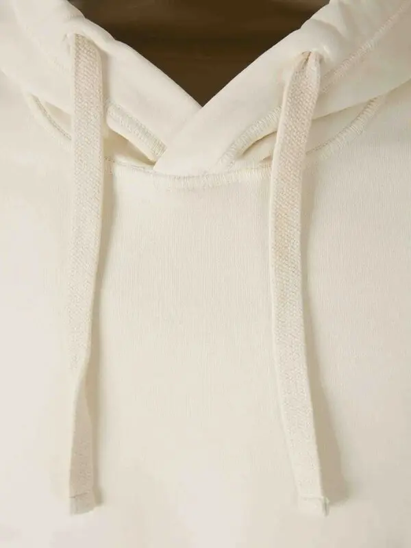 Stone Island Regular-fit Hooded Sweatshirt - White